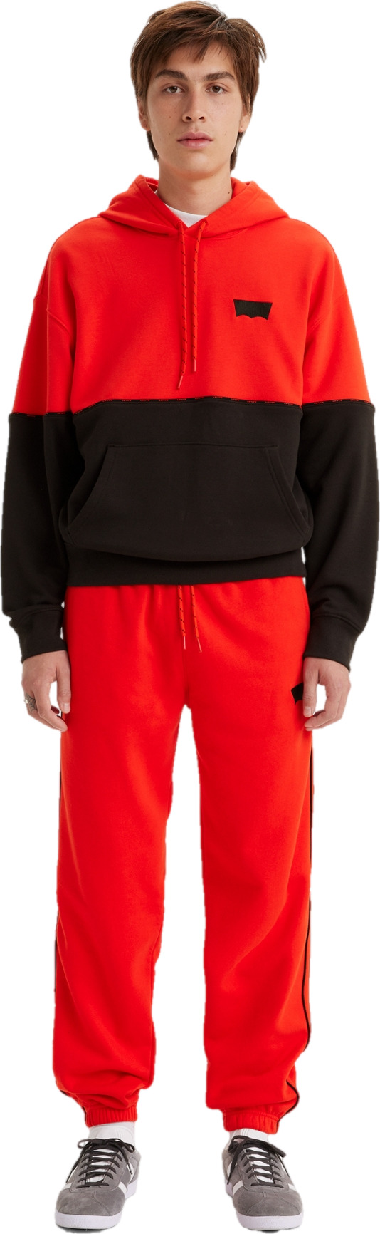 Спортивные брюки мужские Levi's Men Graphic Piping Sweatpants красные 42-44 RU