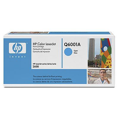 Картридж для лазерного принтера HP 124A (Q6001A) голубой, оригинал