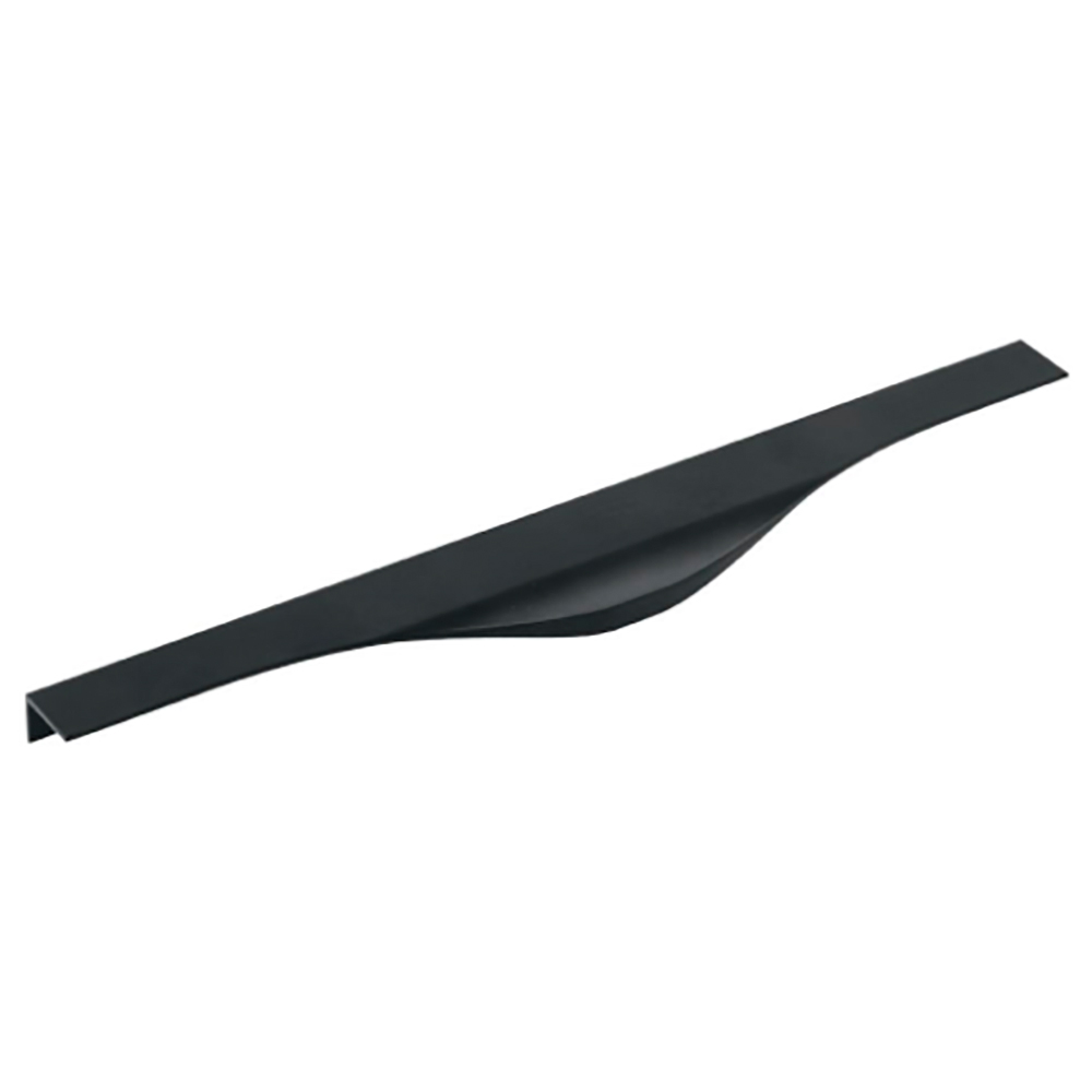 Торцевая мебельная ручка PICADO C=320 мм черная матовая