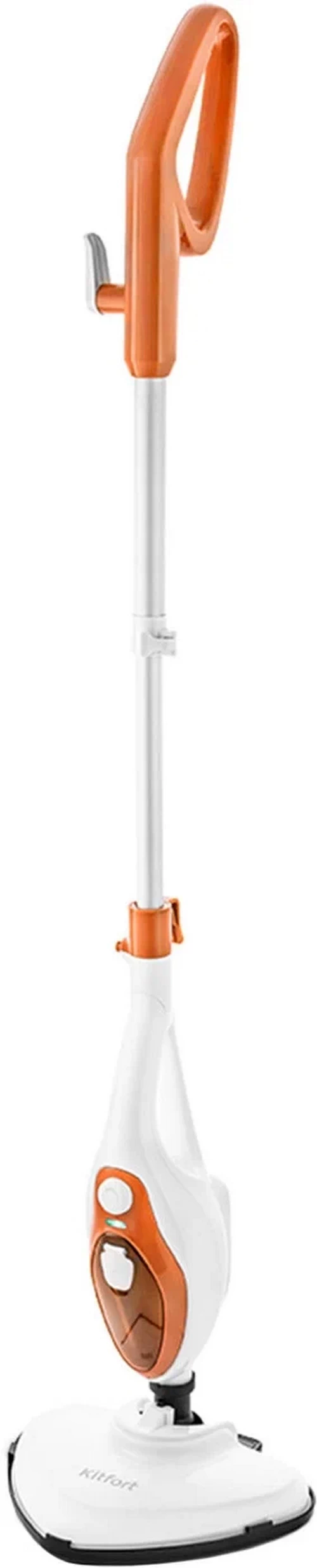 Паровой очиститель Kitfort KT-1004-3 белый; оранжевый