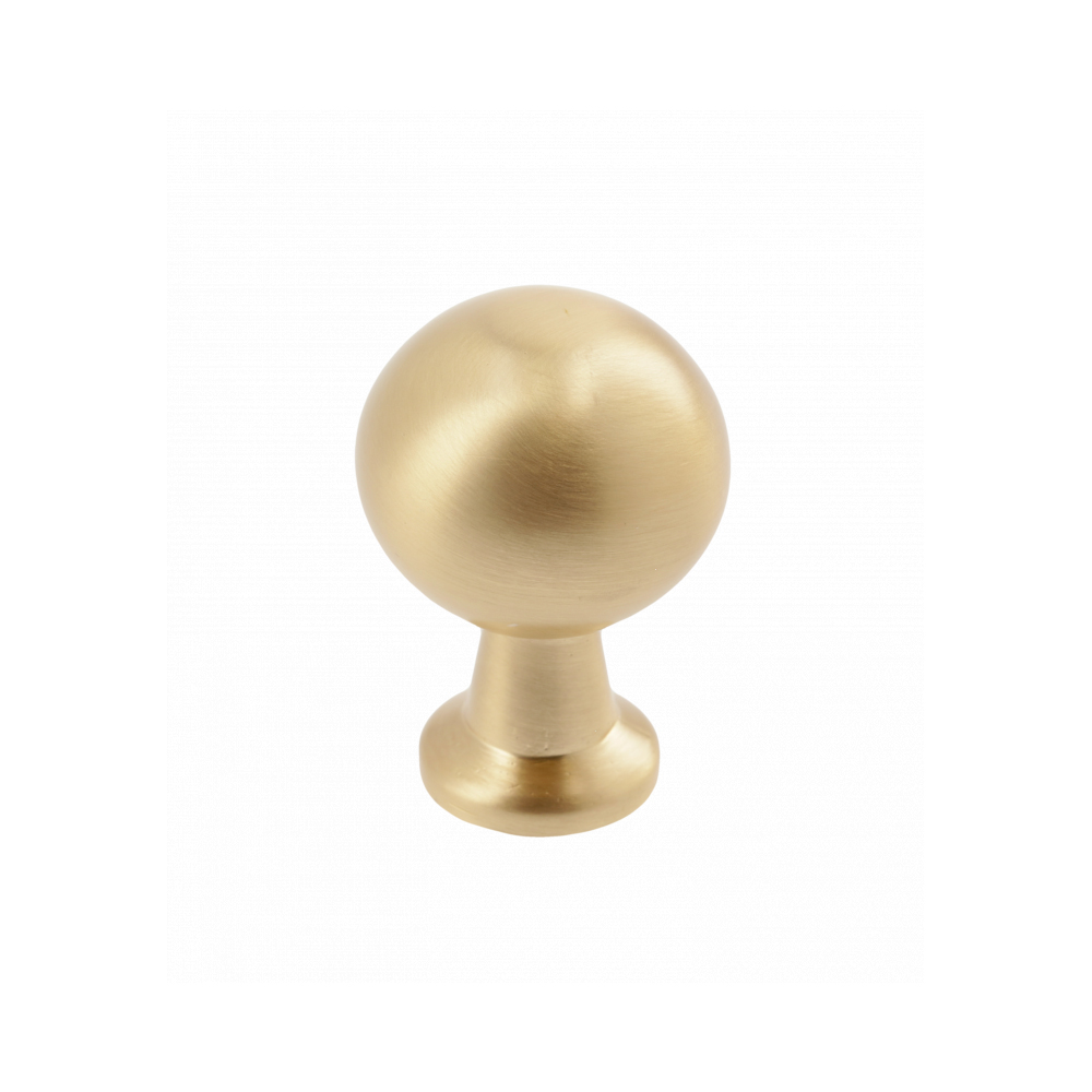 Мебельная ручка-кнопка NORD золото брашированное