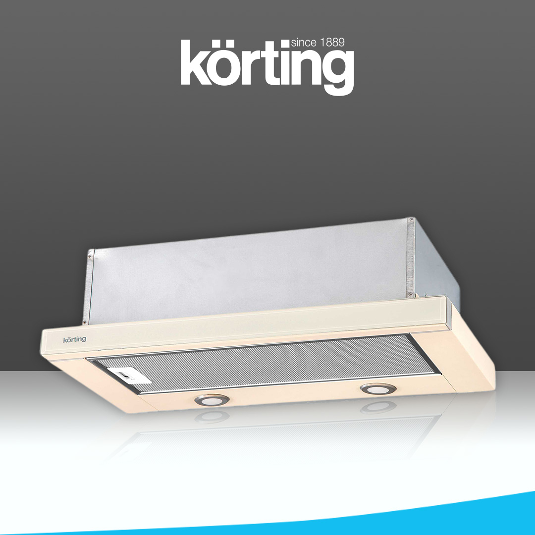 Вытяжка встраиваемая Korting KHP 6617 GB бежевый