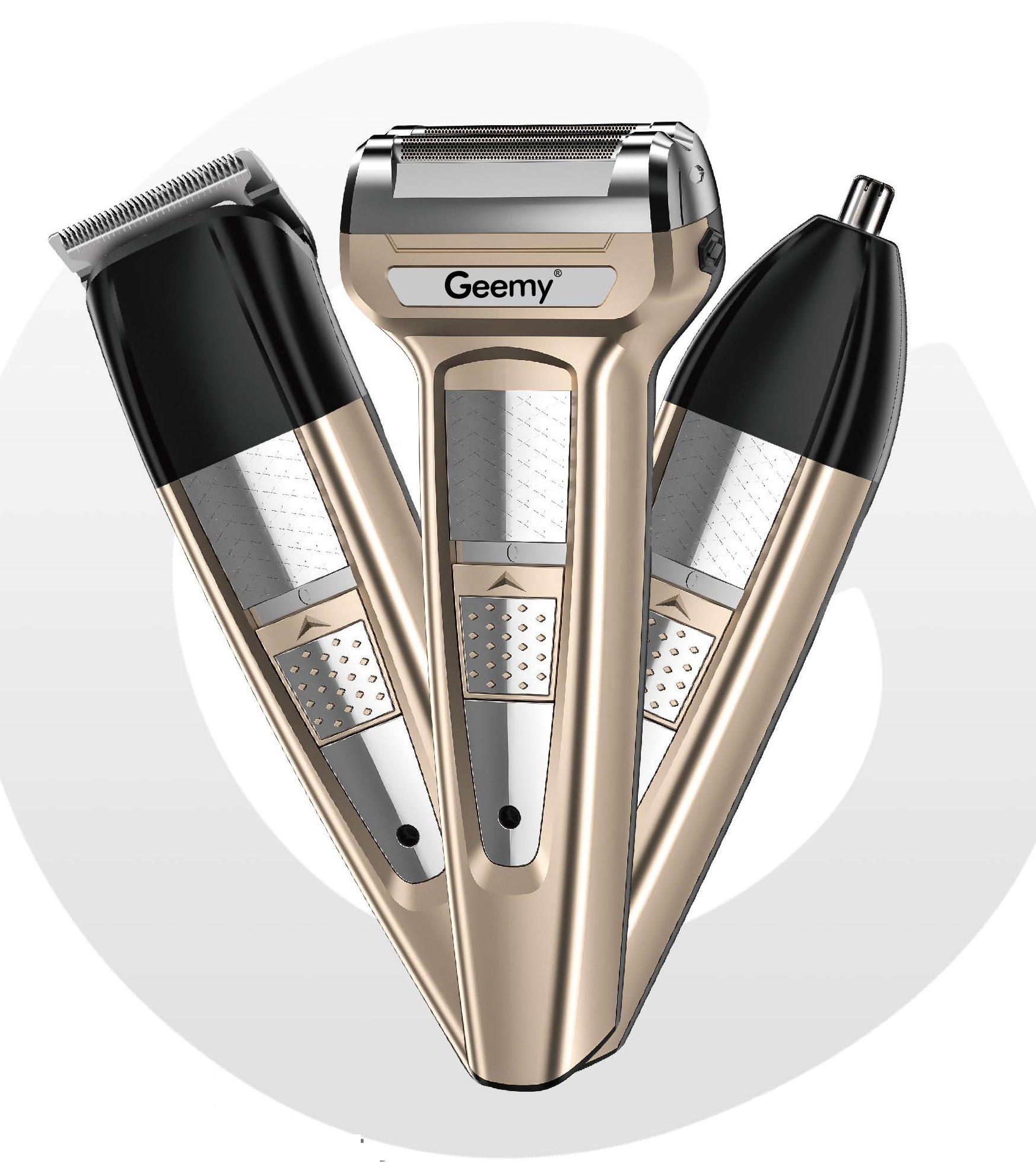 Электробритва Gemmy GM-6582 beige, gold