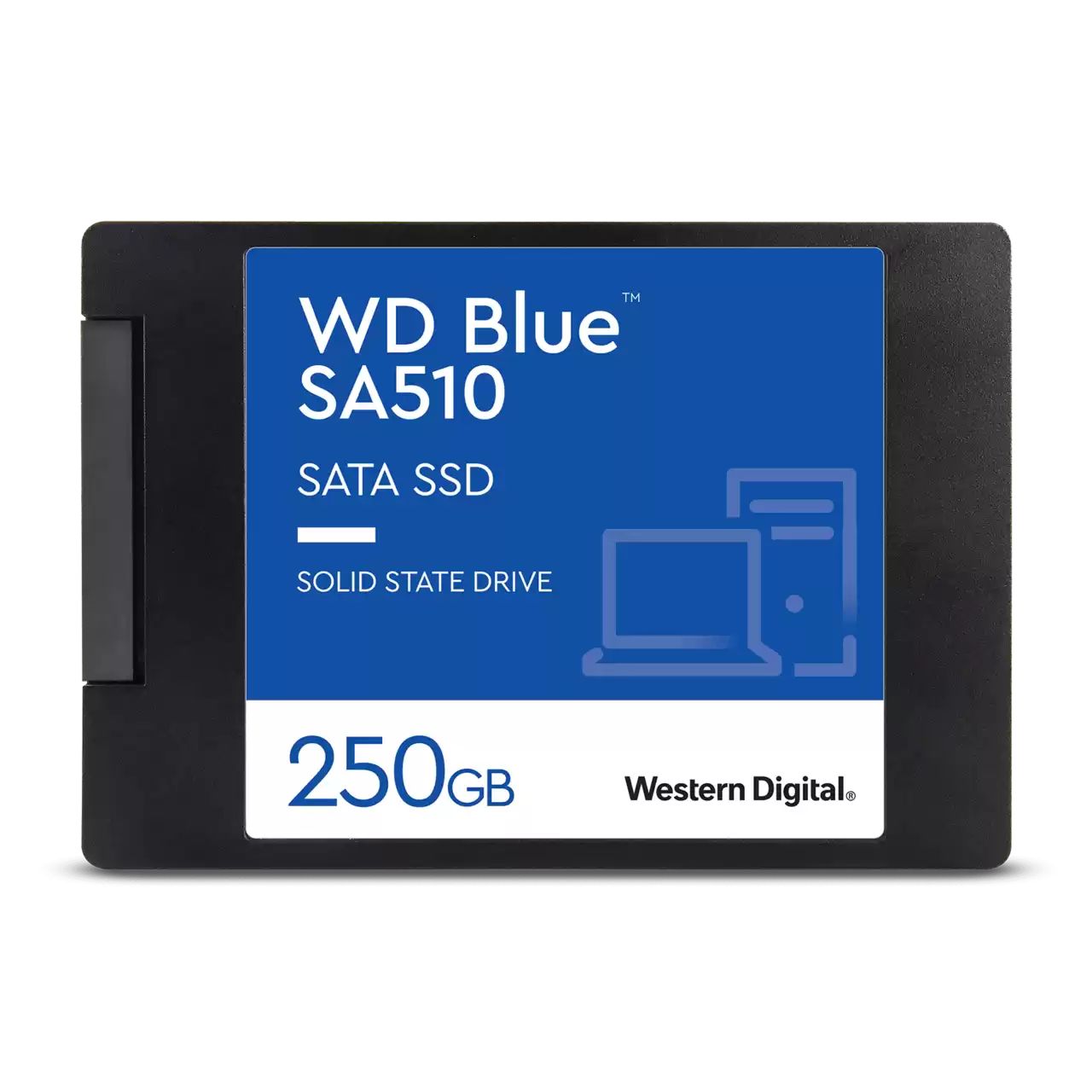 SSD накопитель WD Blue SA510 2.5" 250 ГБ WDS250G3B0A