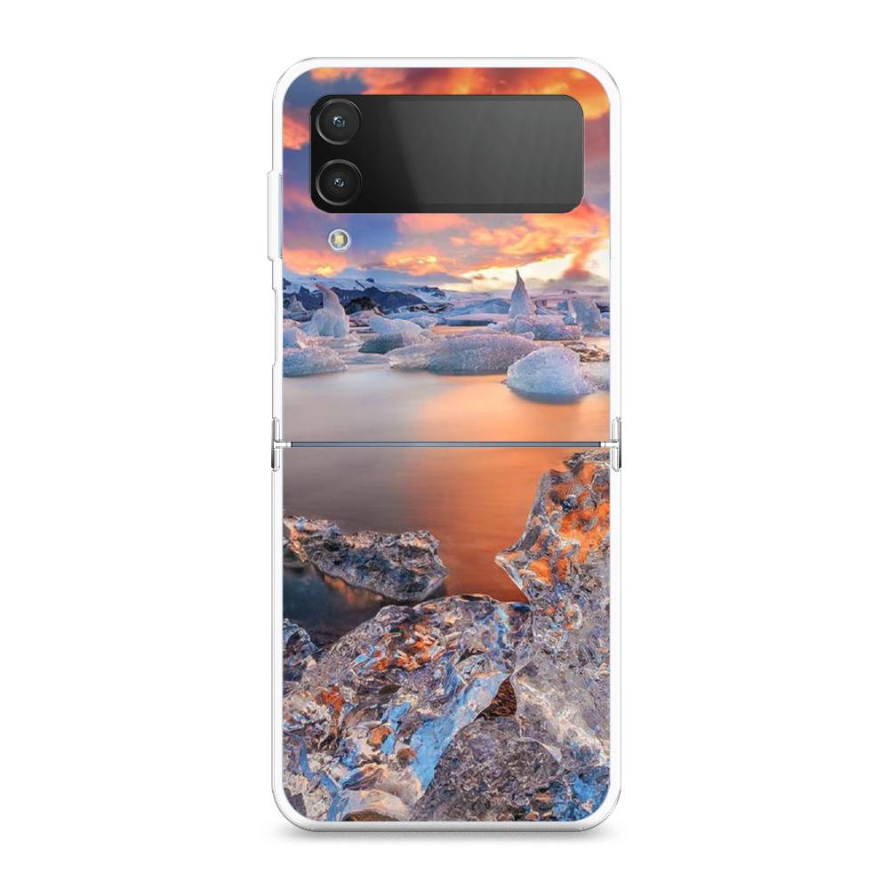 Чехол на Samsung Galaxy Z Flip 4 "Ледники"