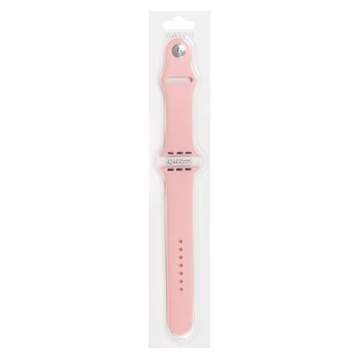 Ремешок для Apple Watch 42/44мм, персиково-розовый, на кнопке