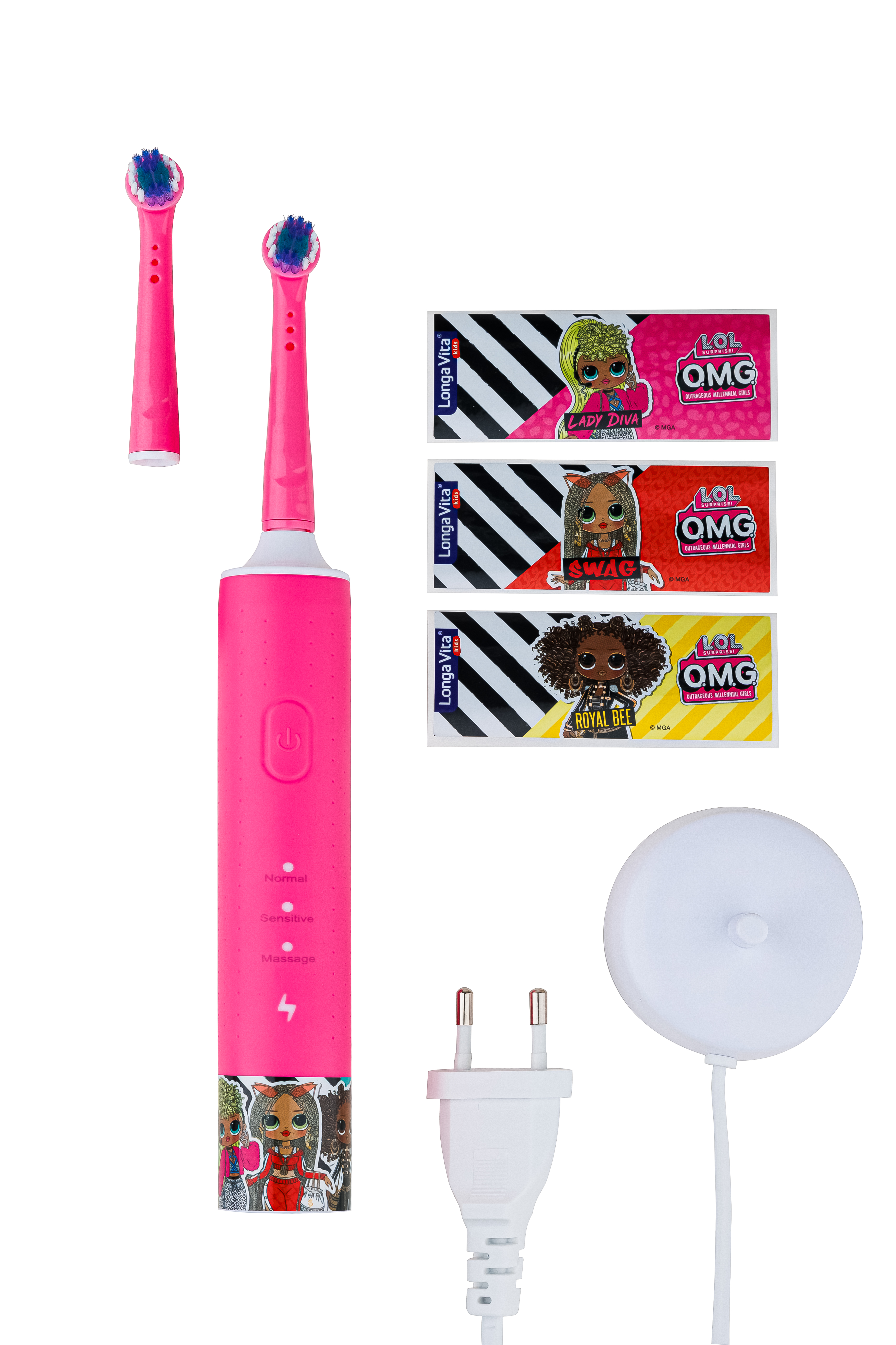 Электрическая зубная щетка LONGA VITA ST-01 розовый