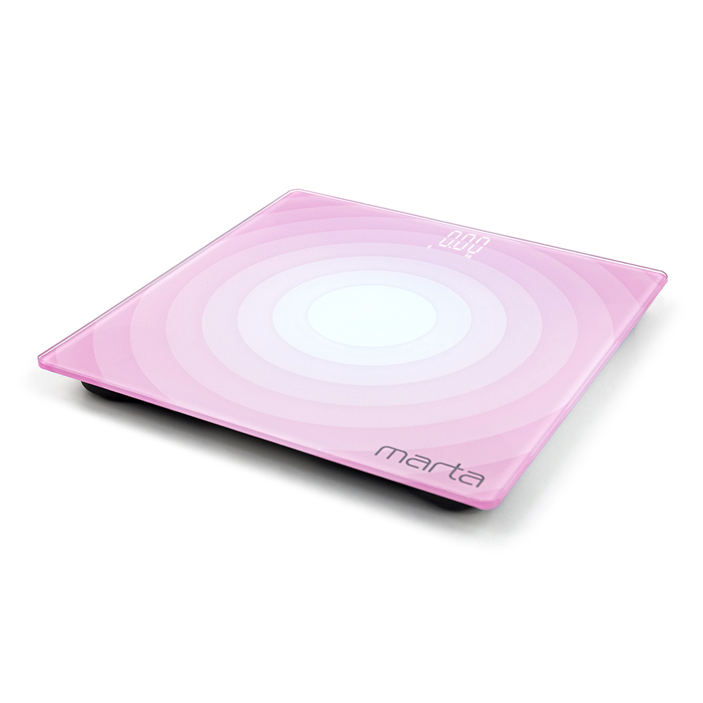 Весы напольные Marta MT-SC3603 розовые