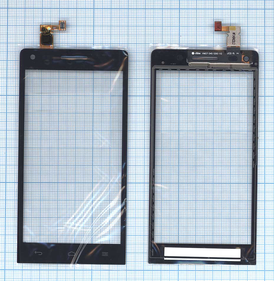 Сенсорное стекло (тачскрин) для Huawei Ascend G6 черное