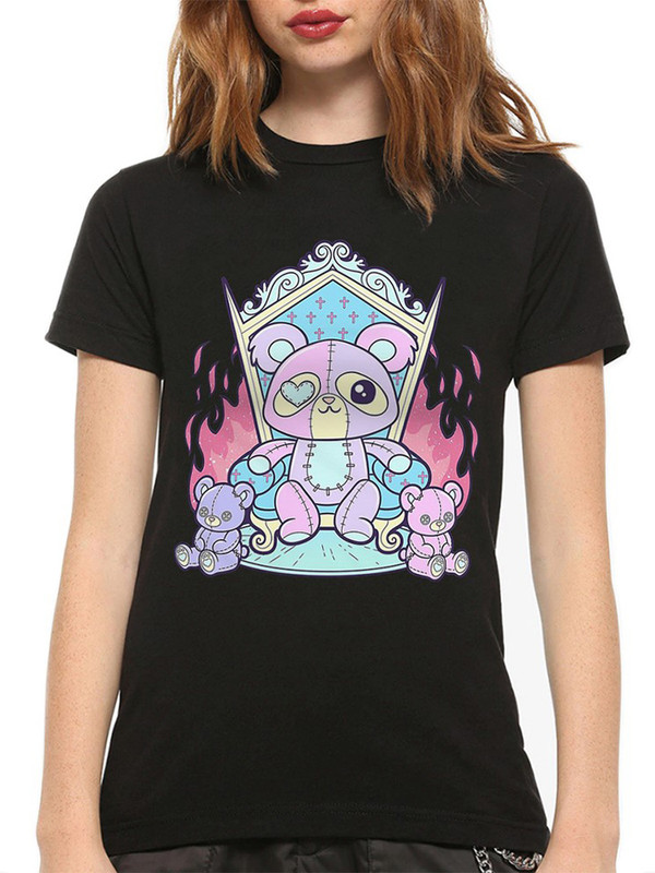 Футболка женская DreamShirts Studio Игрушечный Медведь / Медведи / с медведем черная XS