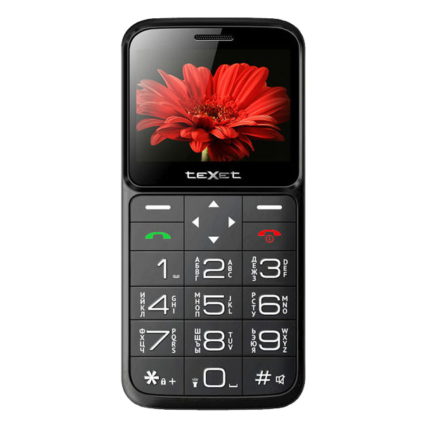 Мобильный телефон teXet TM-B226 Black/Red