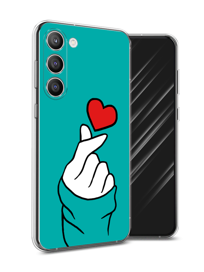 Чехол Awog на Samsung Galaxy S23 Plus 5G "Маленькое сердечко"