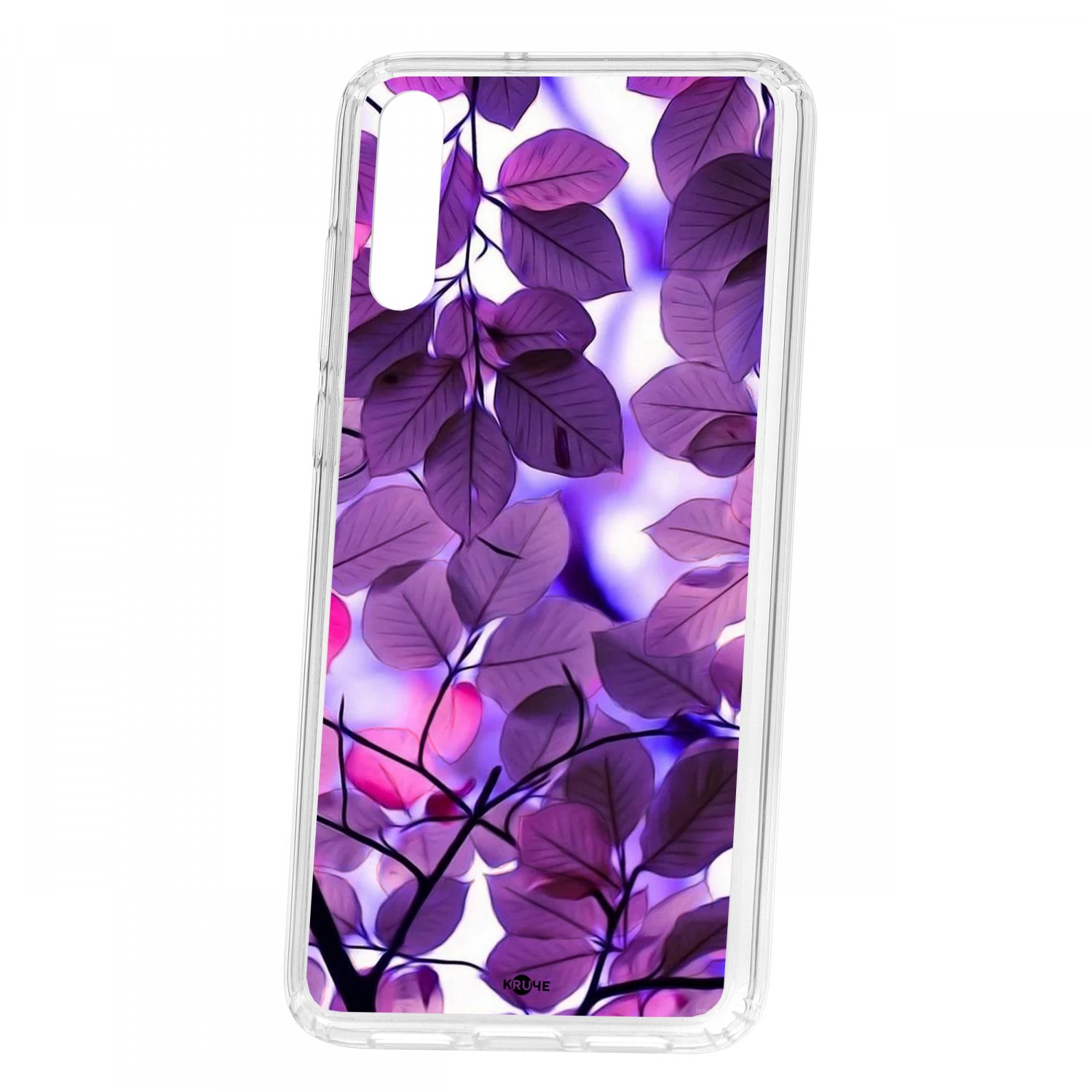 Чехол для Huawei P20 КRUЧЕ Print Purple leaves
