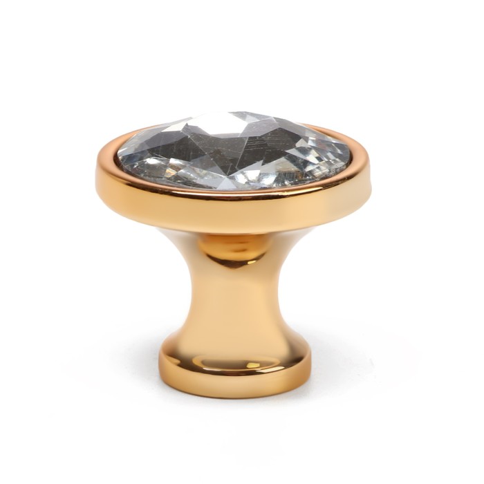Ручка кнопка Cappio PK112 9905922, D=30 мм, золото