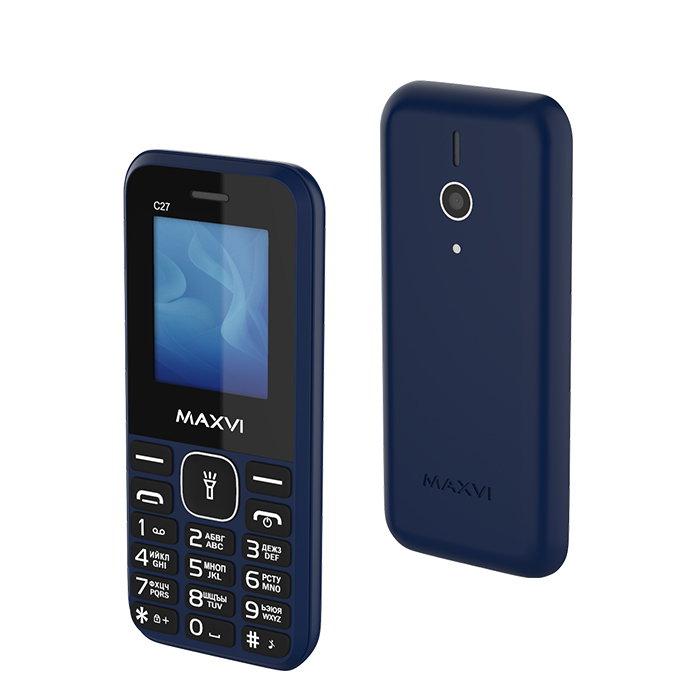 Мобильный телефон Maxvi C27 Blue