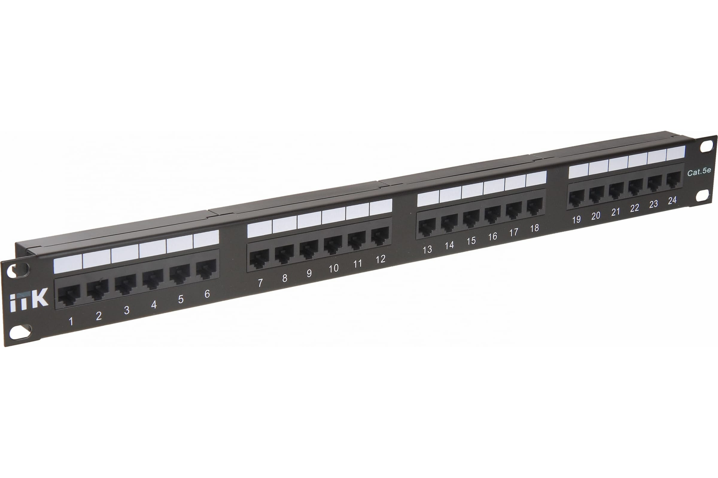 Патч-панель ITK (PP24-1UC5EU-D05) 19" 1U 24xRJ45 кат.5e UTP