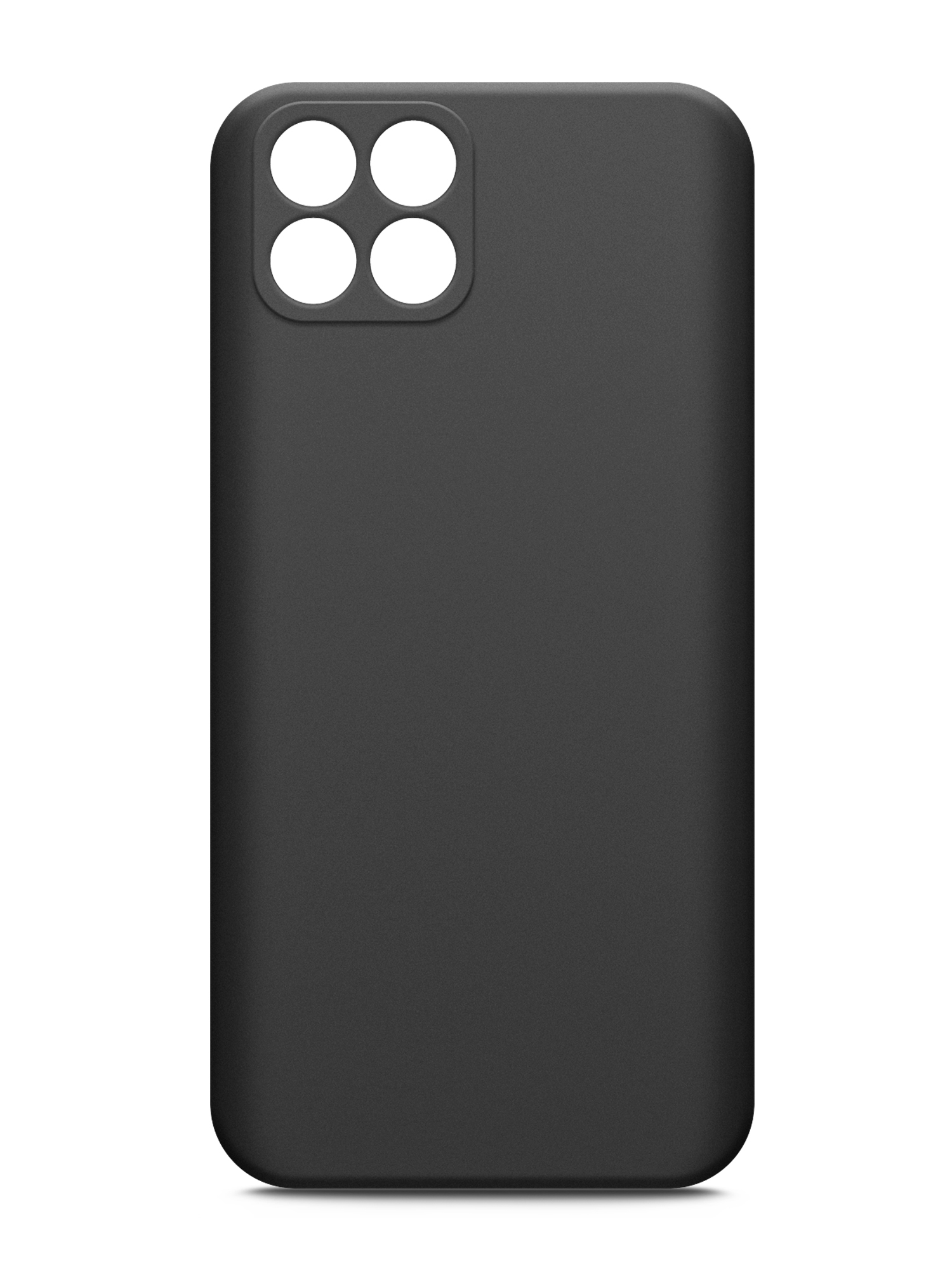 Чехол Brozo на Infinix Smart 6 HD, силиконовый черный(матовый)