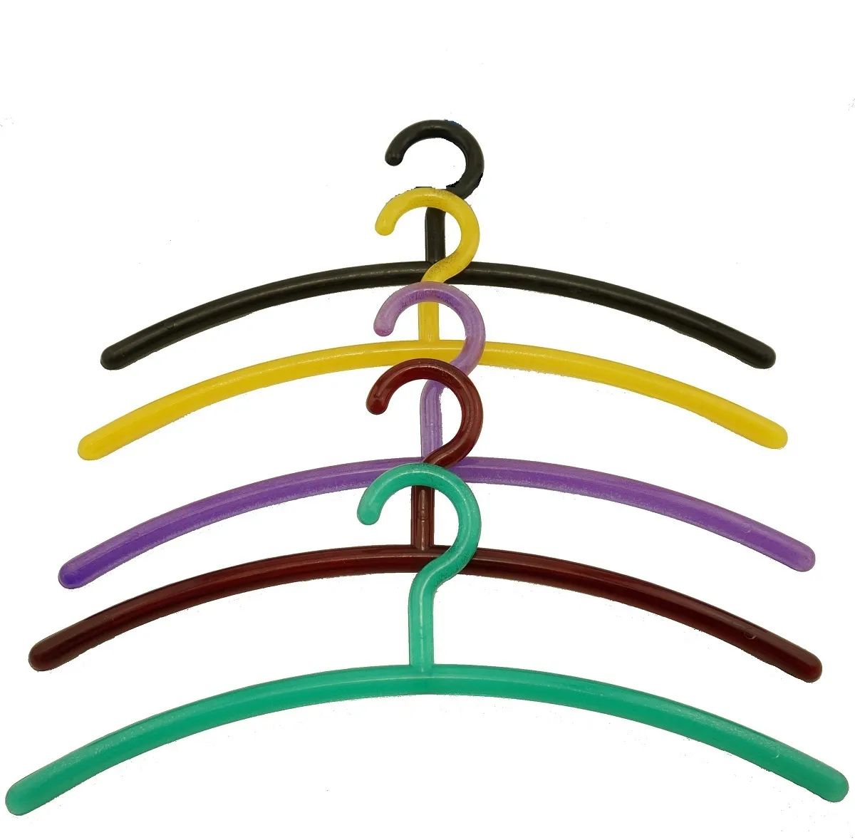 Valexa Вешалка из полистирола ВП-5 разноцветная набор 5 шт