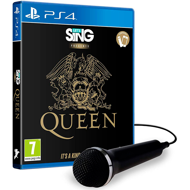 Игра Let's Sing: Queen. Single Mic Bundle (Игра + Микрофон) (PS4)