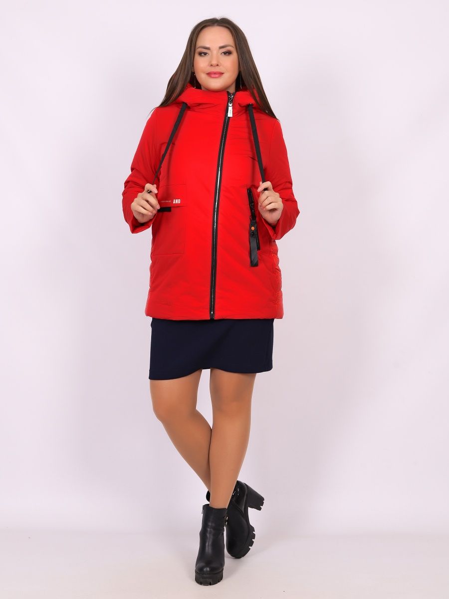 Куртка женская Daigan 91137-N красная 46 RU