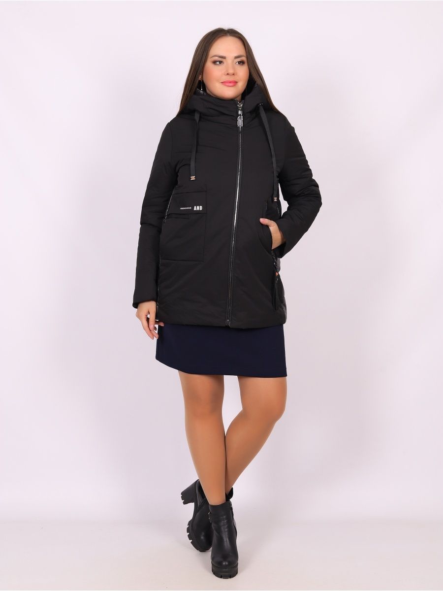 Куртка женская Daigan 91137-N черная 46 RU