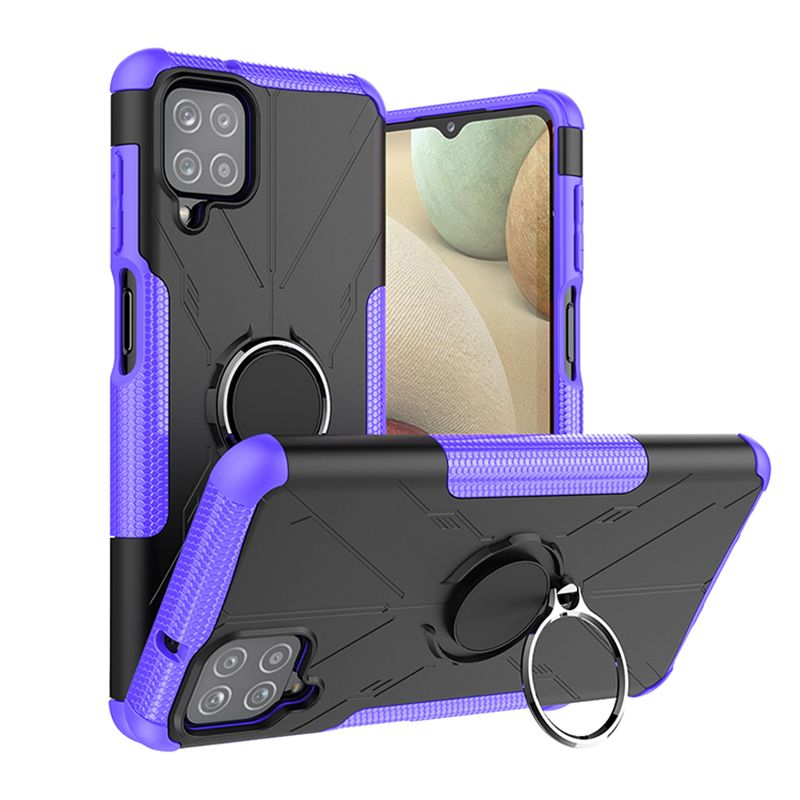 Чехол Panzer Case для Samsung Galaxy A12 (фиолетовый)