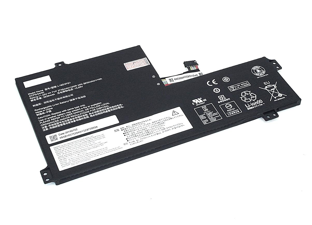 Аккумулятор для ноутбука Lenovo 100e 100e-81ER L18D3PG1 11.25V 3735mAh
