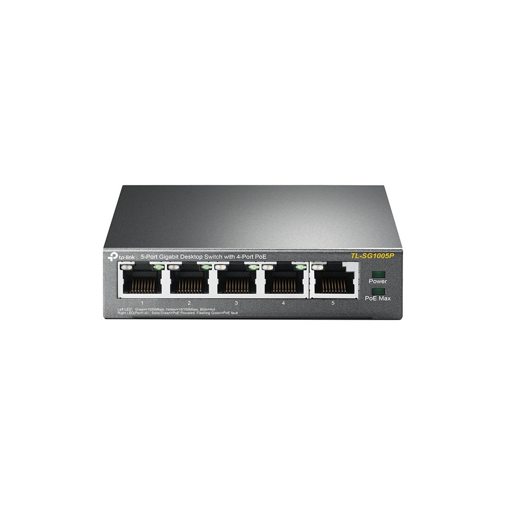 Коммутатор TP-Link TL-SG1005P Black