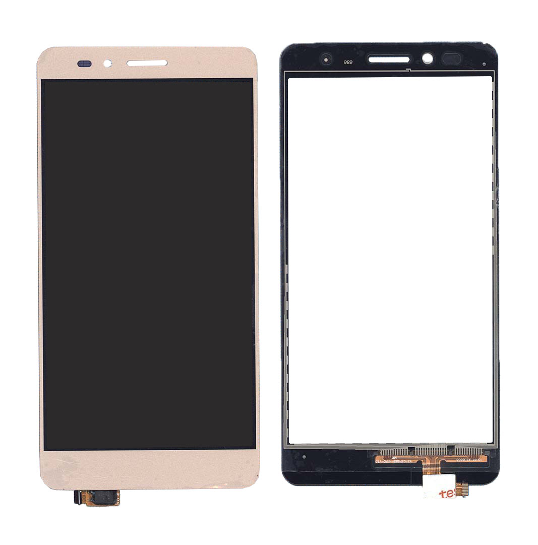 Сенсорное стекло (тачскрин) для Huawei Honor 5X/GR5 золотое