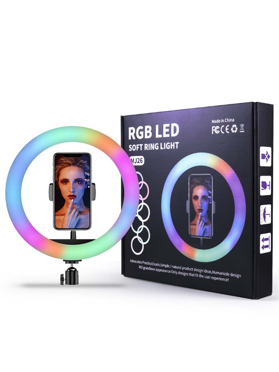 Кольцевой свет Solmax RGB 33 см