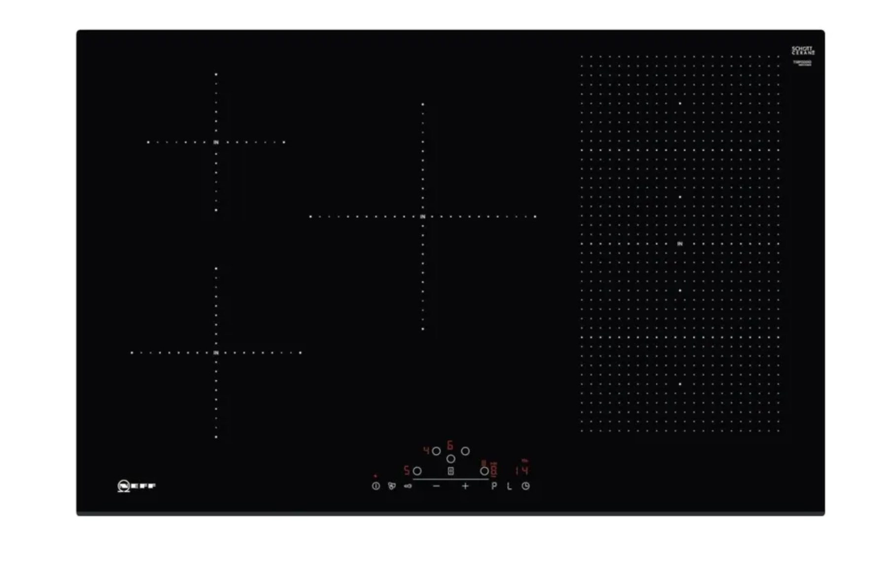 Встраиваемая варочная панель индукционная Neff T58FD20X0 черный