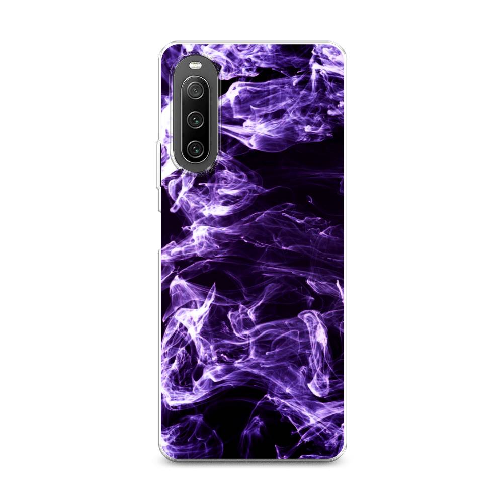 Чехол на Sony Xperia 10 IV "Фиолетовый дым"