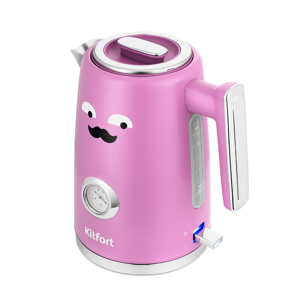 Чайник электрический Kitfort КТ-6144-1 1.7 л Pink