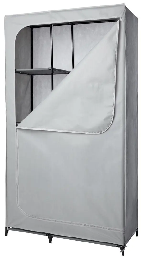 Шкаф-чехол 180x100x45 см металл цвет серый