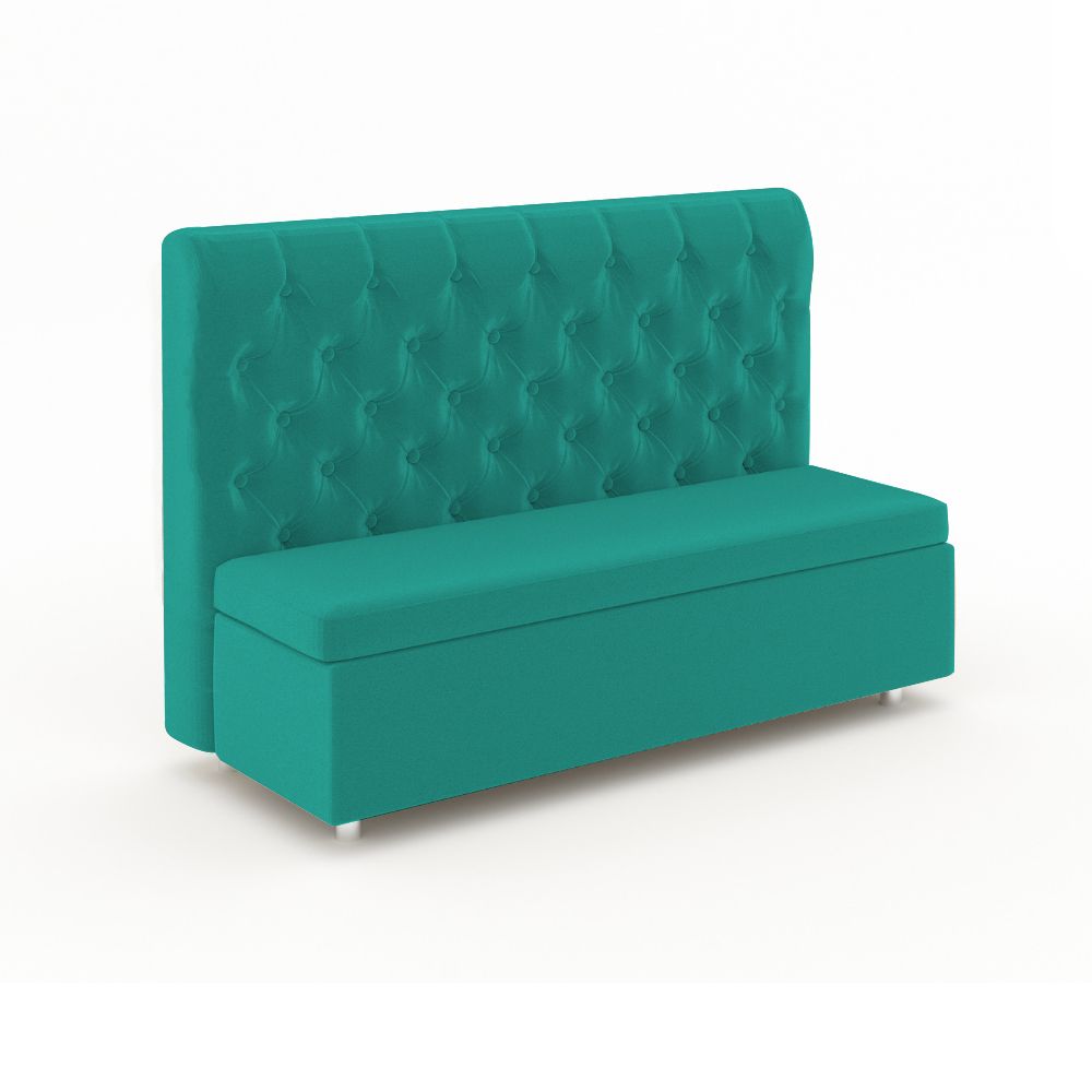 Прямой диван Фокус Версаль 140х67х106 см мятно-зеленый
