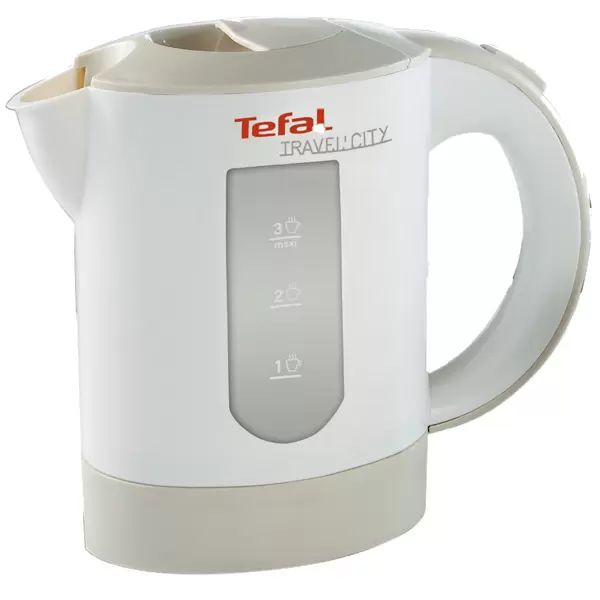 Чайник электрический TEFAL KO120130 0.5 л белый, бежевый