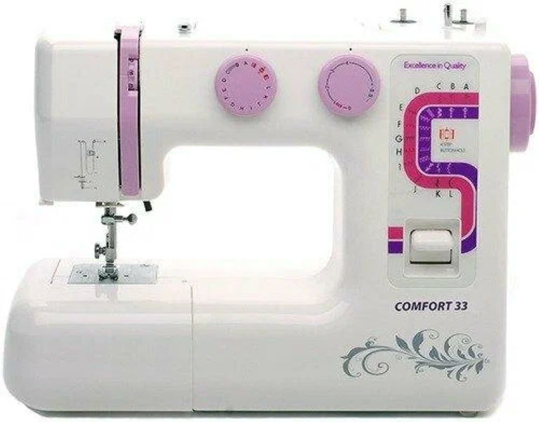 Швейная машина COMFORT 33 белый, розовый