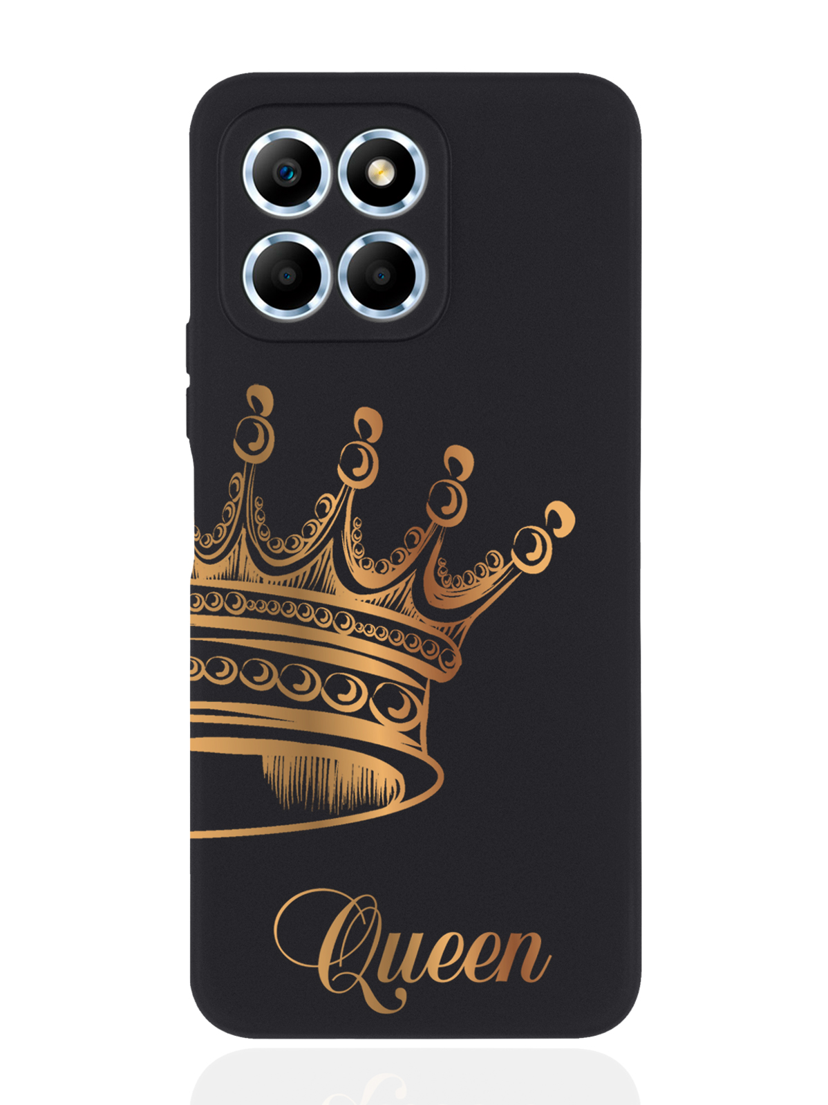 Чехол MustHaveCase для Honor X6 Парный чехол корона Queen черный