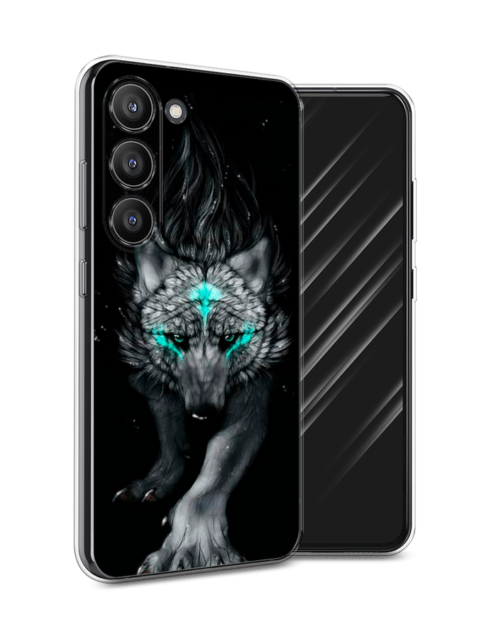 Чехол Awog на Samsung Galaxy S23 5G "Волшебный волк"
