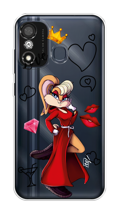 Чехол на Itel A27  "Rich Lola Bunny"