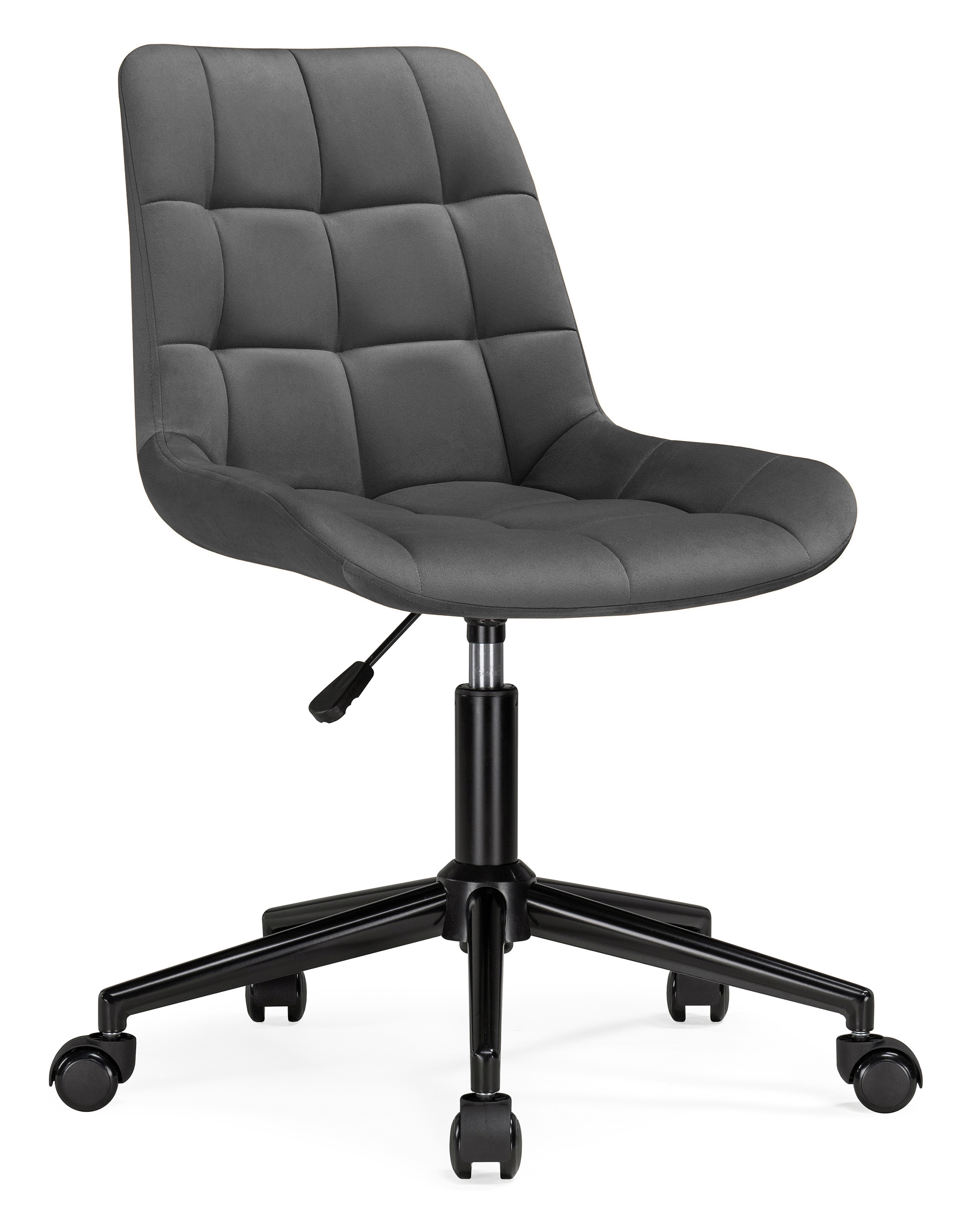Компьютерное кресло Мебельные решения Честер, темно-серый велюр velutto 32 / черный