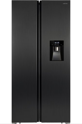 Холодильник Hiberg RFQ-490DX черный