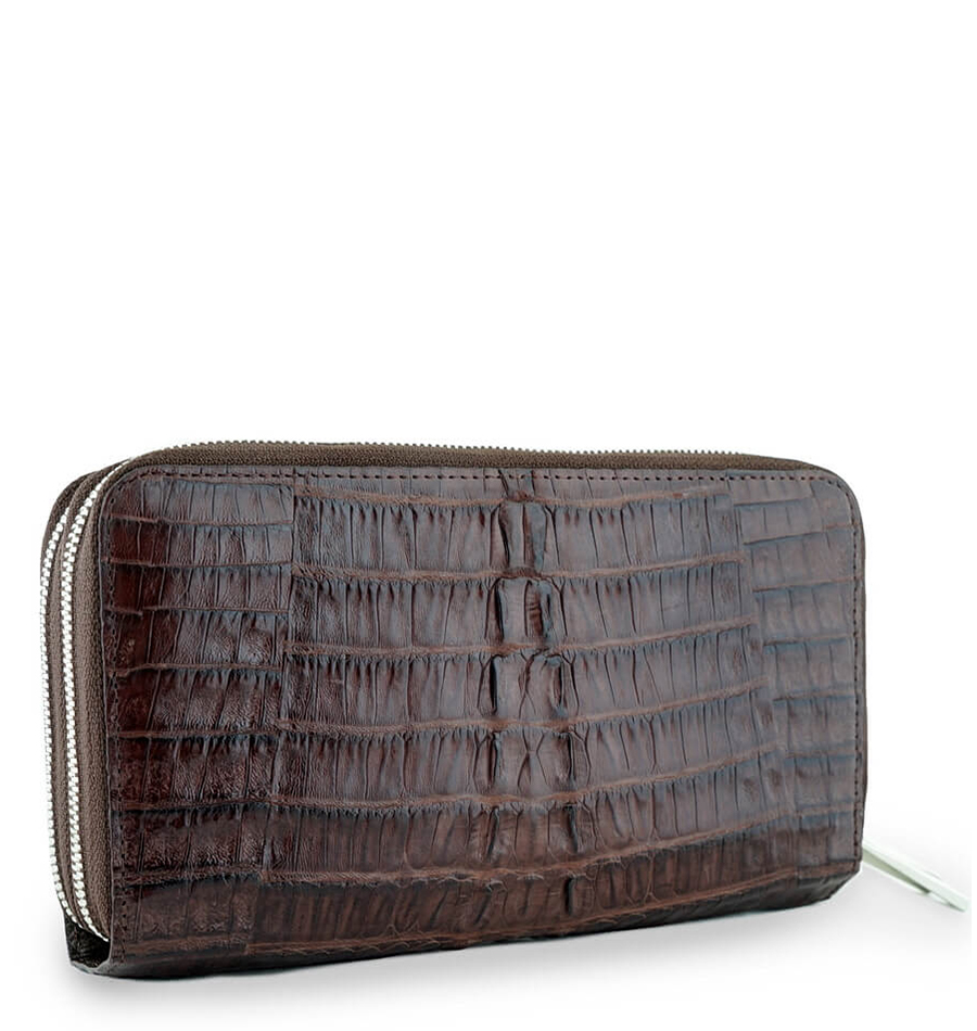 Клатч мужской Exotic Leather kk-451 коричневый