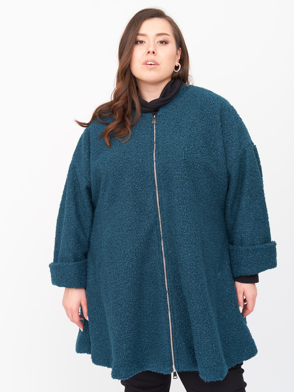 Пальто женское ARTESSA PL20423GRN45 зеленое 60-62 RU
