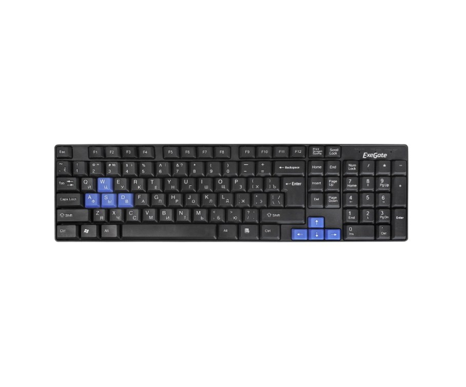 Проводная игровая клавиатура ExeGate LY-402N Black (EX283618RUS)