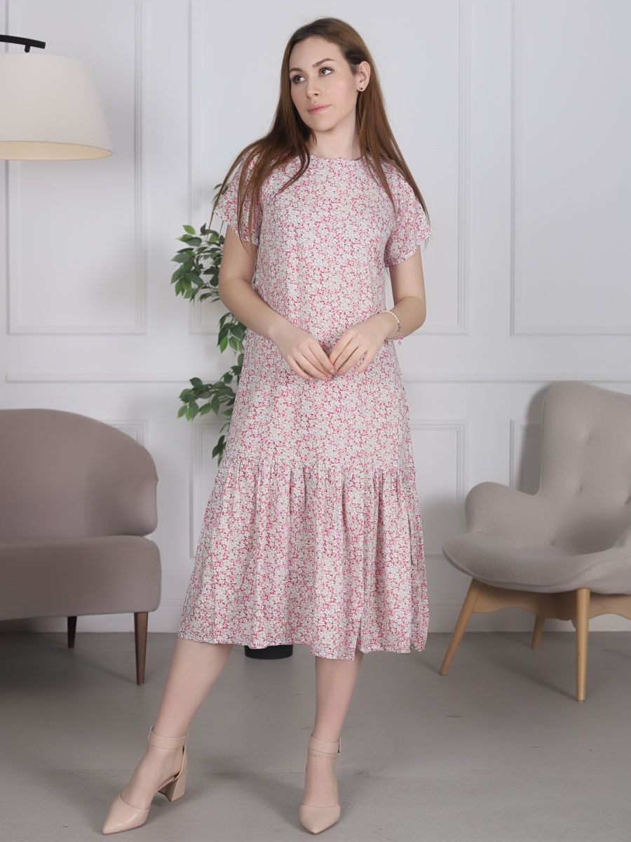 Платье женское Louren Wilton Пл-2023-1- розовое 44 RU