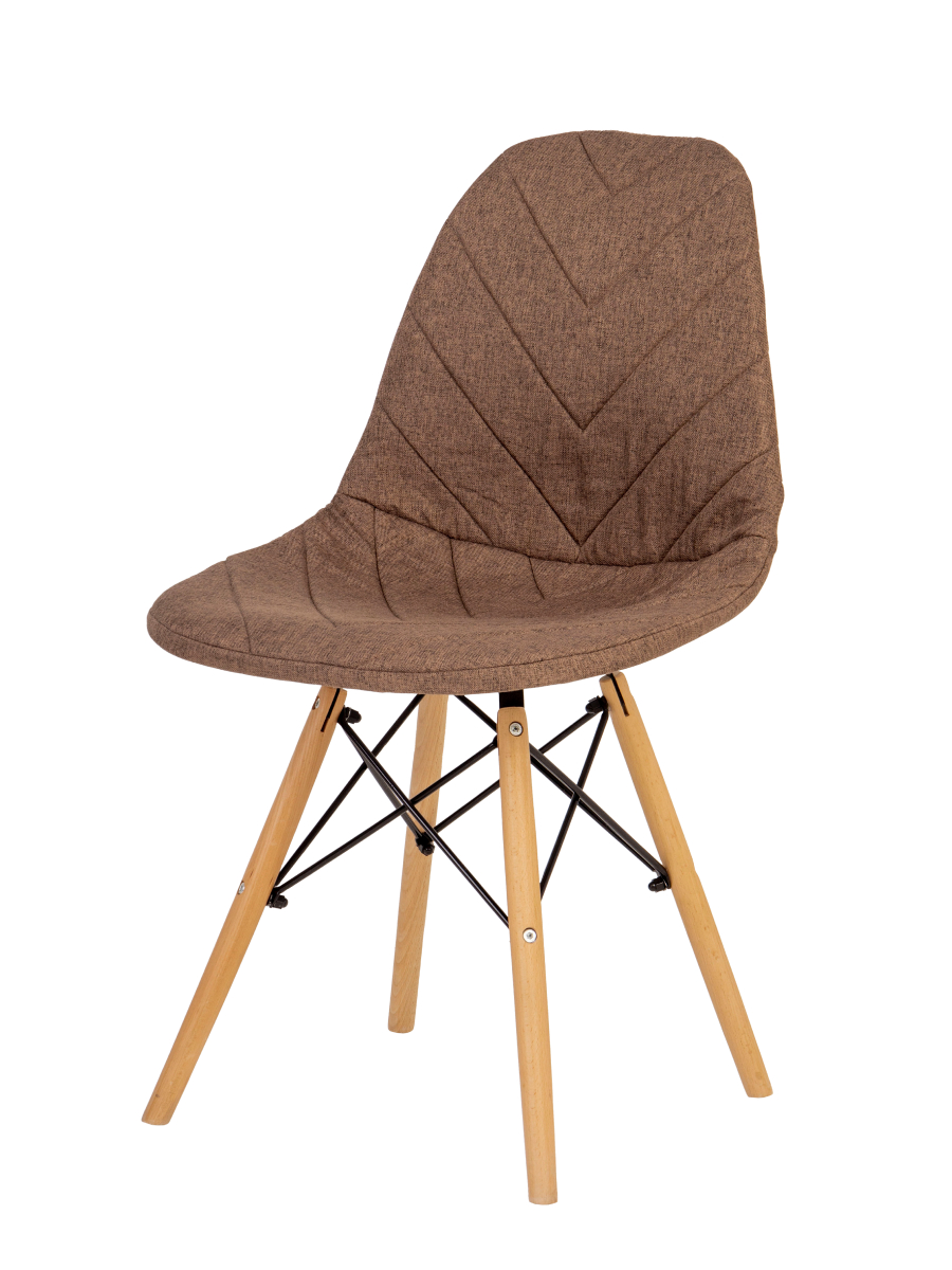 Чехол LuxAlto на стул со спинкой Eames, Aspen, Giardino, Коричневый, 1 шт. (11503)