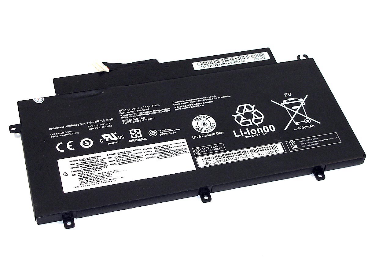 Аккумуляторная батарея для ноутбука Lenovo ThinkPad T431s (45N1120) 11.1V 4250mAh