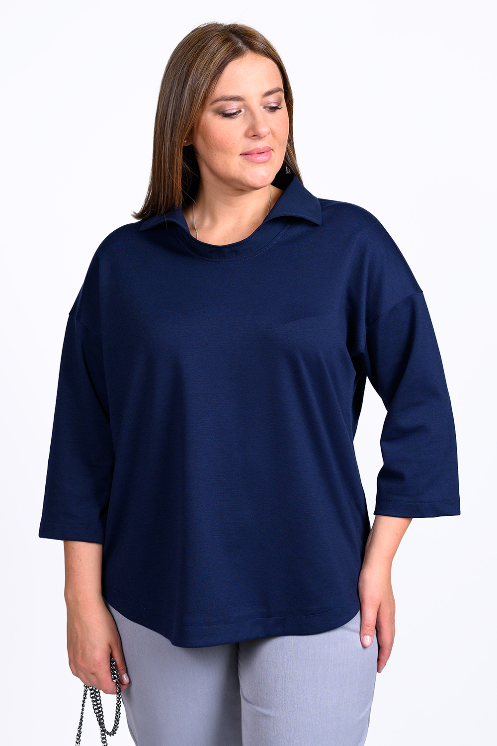 Блуза женская SVESTA C2872 синяя 64 RU