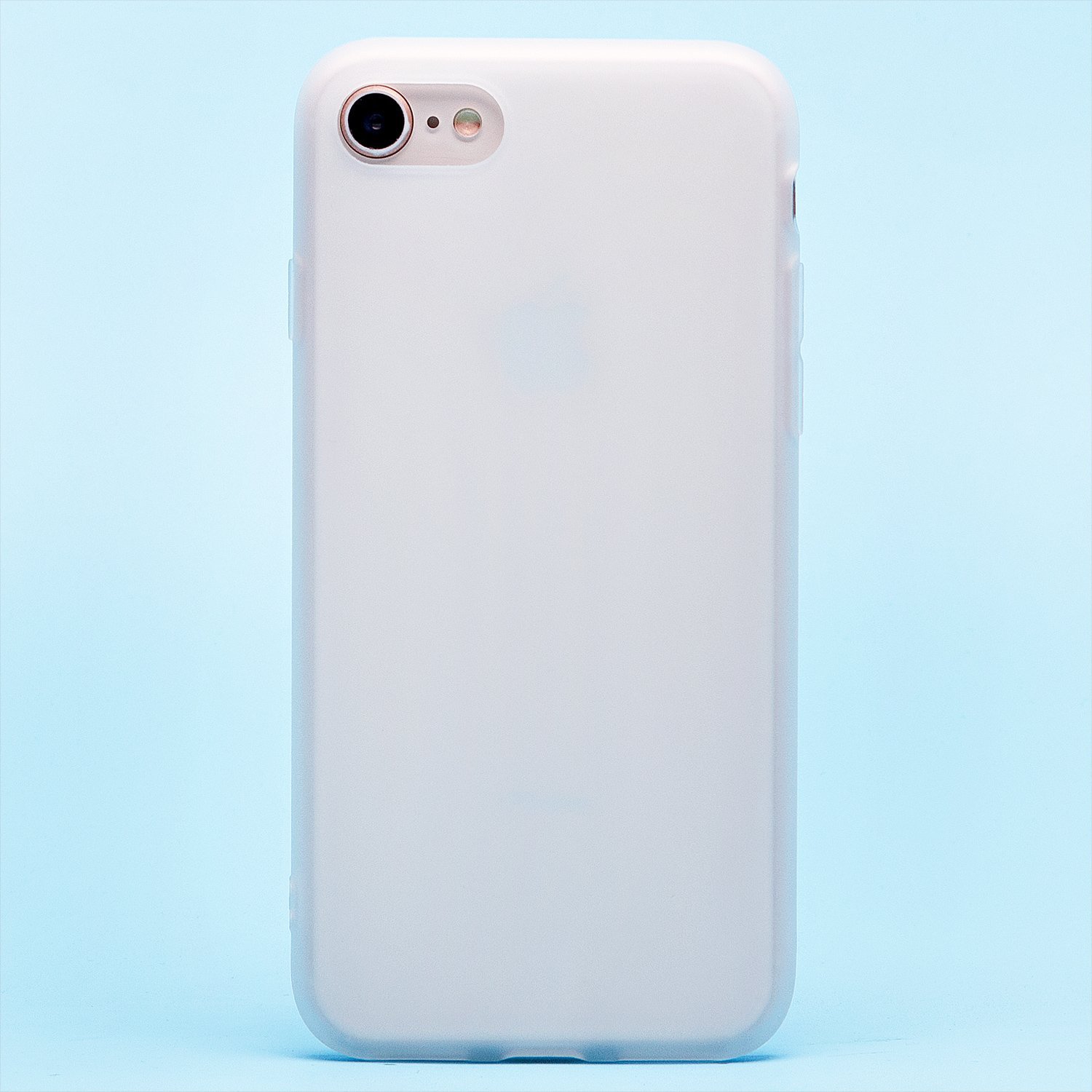 Чехол iPhone 7, 8, SE 2020, SE 2022 силиконовый матовый №5 <белый>